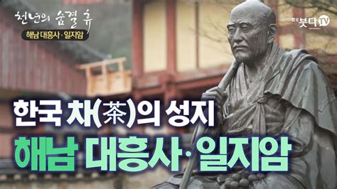 한국 차茶의 성지 해남 대흥사·일지암 천년의 숨결 휴 시즌4 2회 여행 추천 사찰 암자 문화 역사 불교 전설 전통