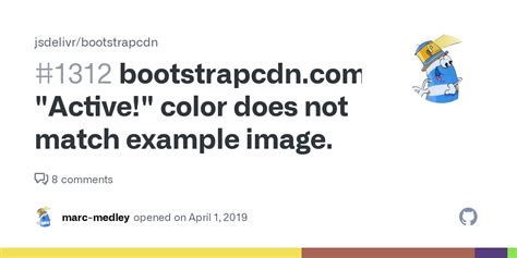 Bootswatch Active Color Does Not Match Example