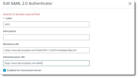 VMware Workspace ONE Access SAML Integration