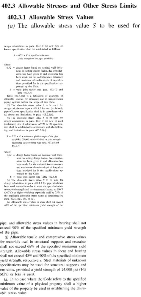Applicability Of Class Location For Liquid Lines What Is The Design Factor Used For Liquid