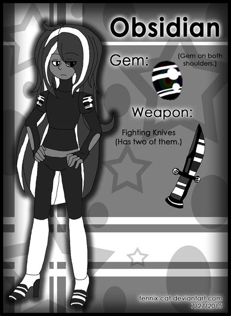 Steven Universe Gem Oc Obsidian By Fennix Cat On Deviantart