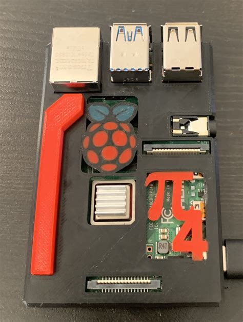 Raspberry Pi 4b Snap Fit Multicolor Case By Mcfada Download Free Stl Model