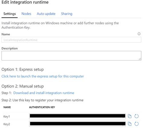 cannot register azure integration runtime microsoft qanda