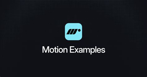 Motion For Vue Examples And Tutorials