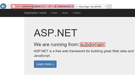 How To Setup Subdomain Routing In Asp Net Mvc Essaddek Blog