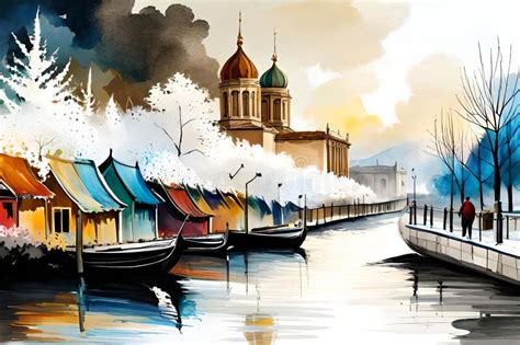 Wallpaper With Dramatic Colorful Patterns Line Art Perfect For