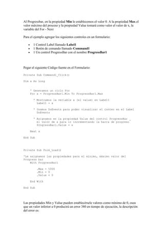Progressbar Docx