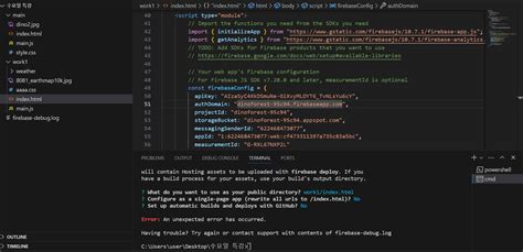 Firebase Web Hosting But Unexpected Error Firebase Init Stack Overflow