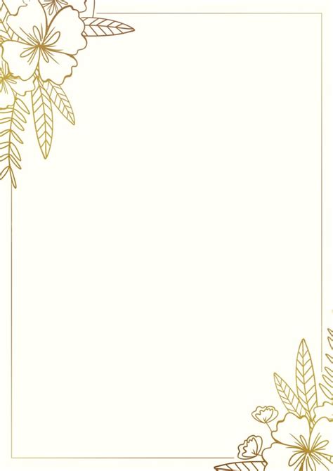 Khung Viền Thiệp Word Và Hình Nền Có Thể In Và Tải Xuống Miễn Phí Slidesdocs