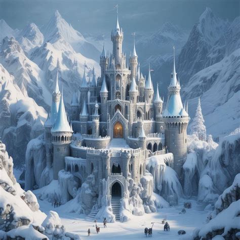 Snow Elf Castle By Zardanis On Deviantart