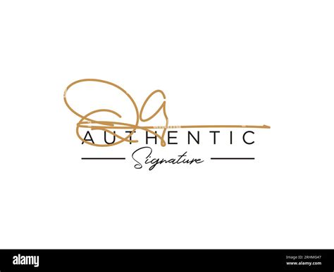 qa signature logo template vector stock vector image and art alamy