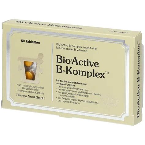 Bio Active B Vitamins Complex Tablets Uk