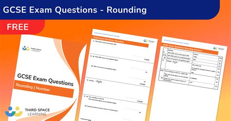 Rounding Exam Questions Gcse Maths Free