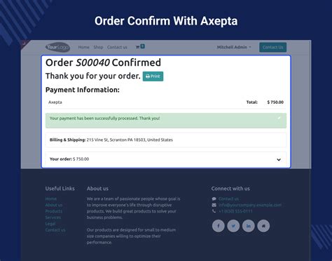 Odoo Website Axepta Payment Gateway Webkul