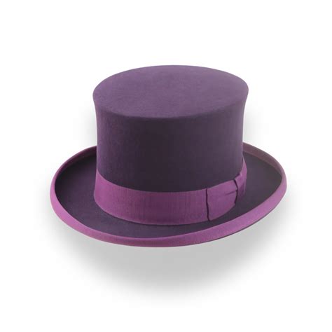 Custom Mens Purple Top Hat The Amethyst Agnoulita Hats