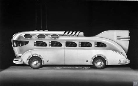 The Vault Of The Atomic Space Age Bus Bus Art Art Deco Car