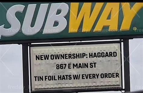 Guess Chris Snapped Up The Subway In Torrington Rhaggardgarage