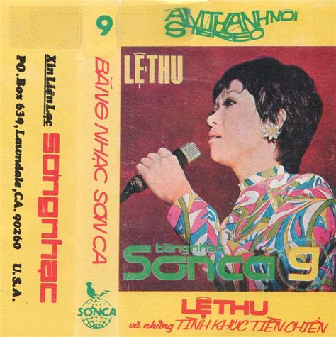 Băng Nhạc Sơn Ca 9 Lệ Thu Và Những Tình Khúc Tiền Chiến 12 1974