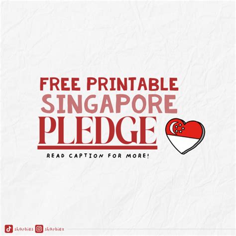Singapores National Pledge Sharbss Ko Fi Shop