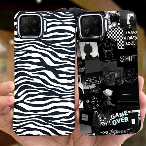 Case For Oppo F17 Cph2095 Candy Color Silicone Soft Tpu Back Phone Case
