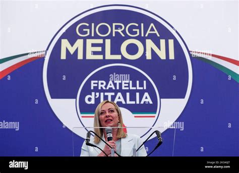 Fratelli D Italia Giorgia Meloni Immagini E Fotografie Stock Ad Alta