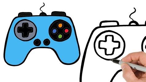 How To Draw A Game Controller Ps5 Super Easy Step By Step Tutorial Youtube