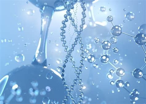 Abstract Background Of Atom Or Molecule Structure Futuristic Medical