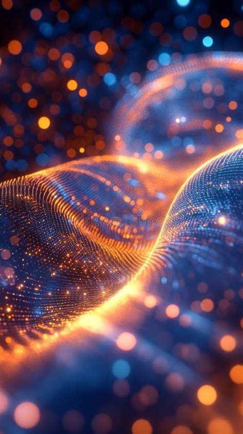 Trading Data Visualization With Flowing Patterns And Vibrant Colors In
