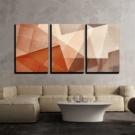 Wall26 3 Piece Canvas Wall Art Grungy And Grainy Bleached Abstract
