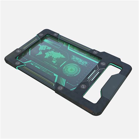 Sci Fi Tablet Pc 3d Model 11 Max Free3d