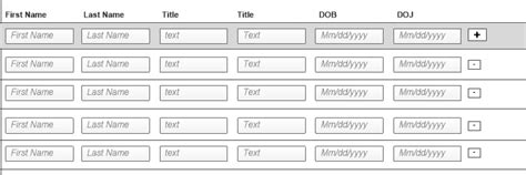 Lists Best Way To Show A Form Field Group With Multiple Values User Experience Stack Exchange