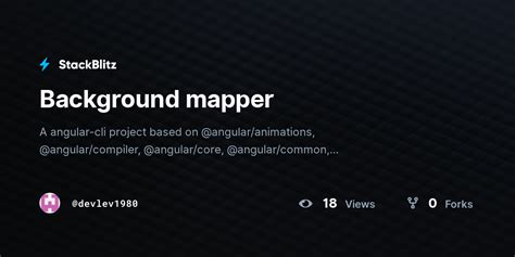 Background Mapper Stackblitz