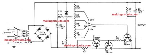 Dc 5v Power Supply Circuit Diagram