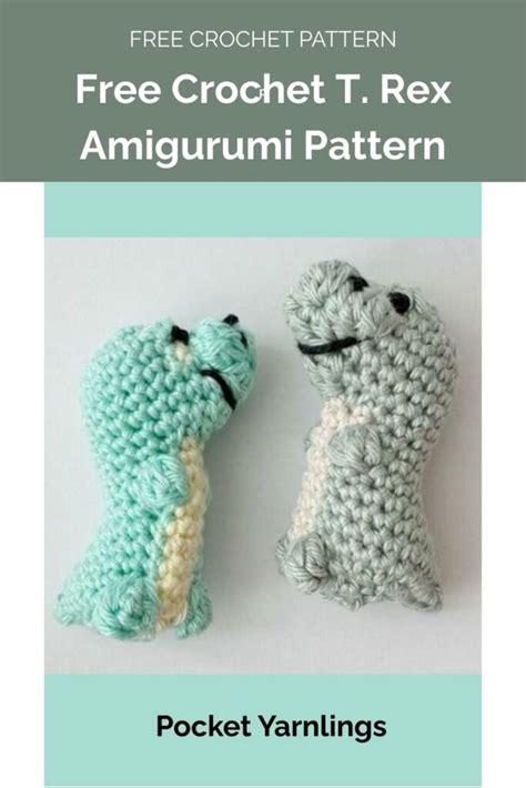 Free Crochet T Rex Amigurumi Pattern