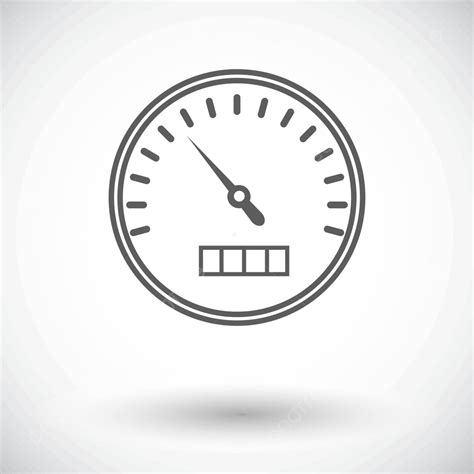 Speedometer Icon Image Sign Miles Vector Image Sign Miles Png And