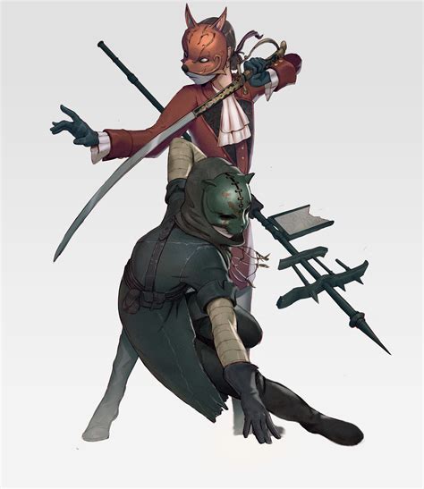 Artstation Lies Of P Red Fox And Black Cat Fanart