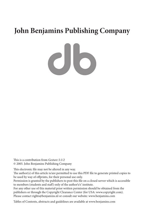 PDF How Does Linguistic Framing Influence Co Speech Gestures Insights From Crosslinguistic