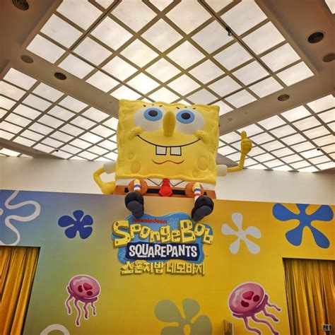 스폰지밥 25주년 부산 팝업 팝가 Popga