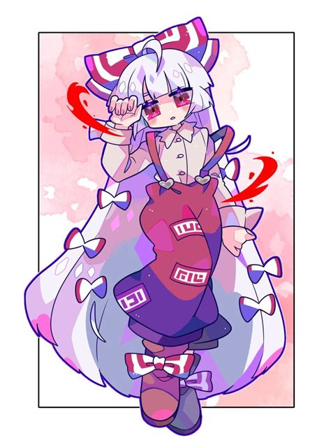 Harunori Hrnrx Fujiwara No Mokou Touhou Highres 1girl Absurdly