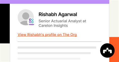 rishabh agarwal senior actuarial analyst at carelon insights the org