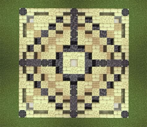 15x15 End Stone Floor Design Creative Minecraft Design Inspiration
