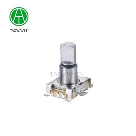 ec11 metal shaft incremental rotary encoder with push switch encoder