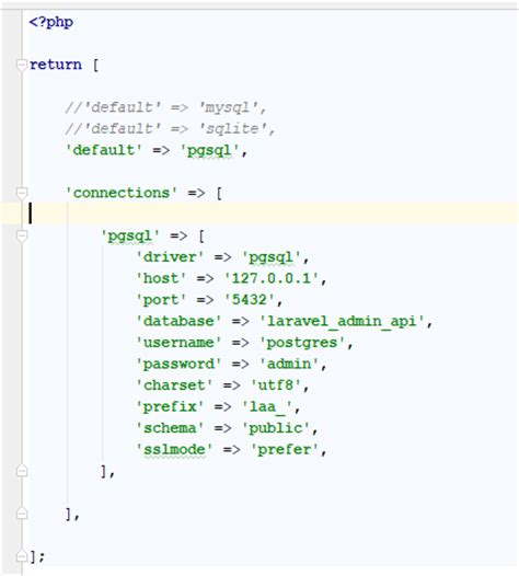 PostgreSQL WAMP Laravel Php Artisan Migrate Throwing Driver Not Found Exception