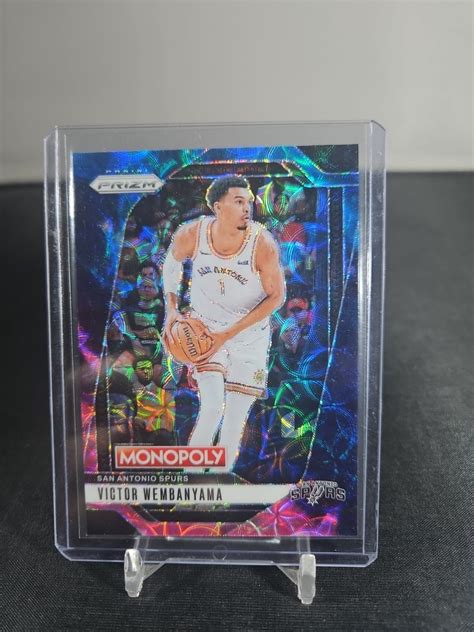 Victor Wembanyama 2024 Prizm Monopoly 73 Prizm Nebula Price Guide