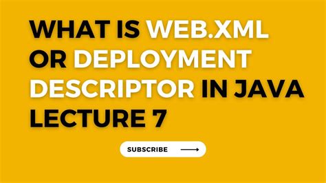 7 Webxml And Welcome File List In Servlet Servlet Full Tutorial