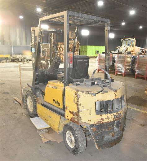 Yale Glp050tg Euae084 Lpg Forklift With 4850lbs Max Capacity 189 Max