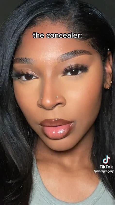 Concealer Only Makeup Tutorial For Black 👸🏾 Video Makeup Routine