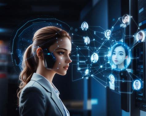 Ai Implementation Of Biometric Facial Recognition Online Access Business Data Information