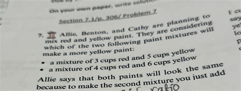 solved on vour own paper write solution section 7 1 p 306