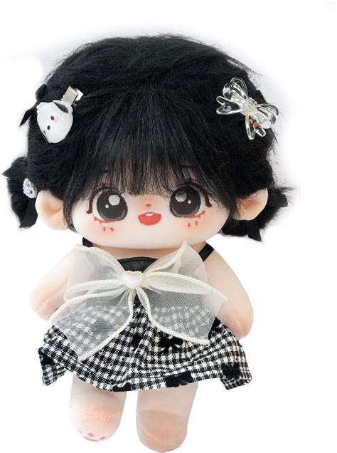 Calembou Plush Doll 20cm Cotton Doll With Skeleton Cute Anime Plushies Soft Stuffed Dress Up